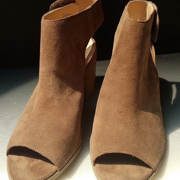 Sole Society | Shoes | Sole Society Peep Toe Open Back Jagger Boo ...